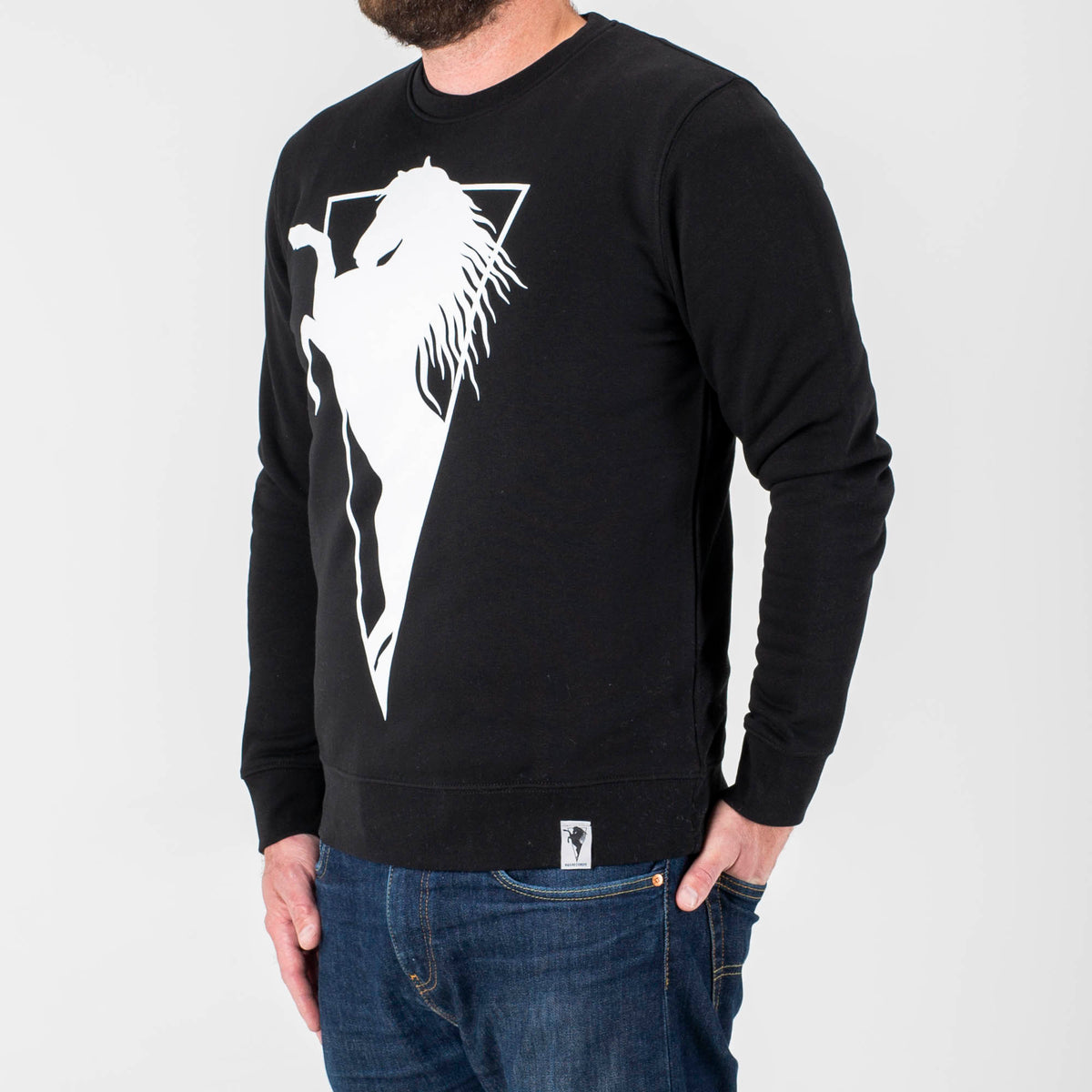 R&S Records | New Logo Sweatshirt (Black)